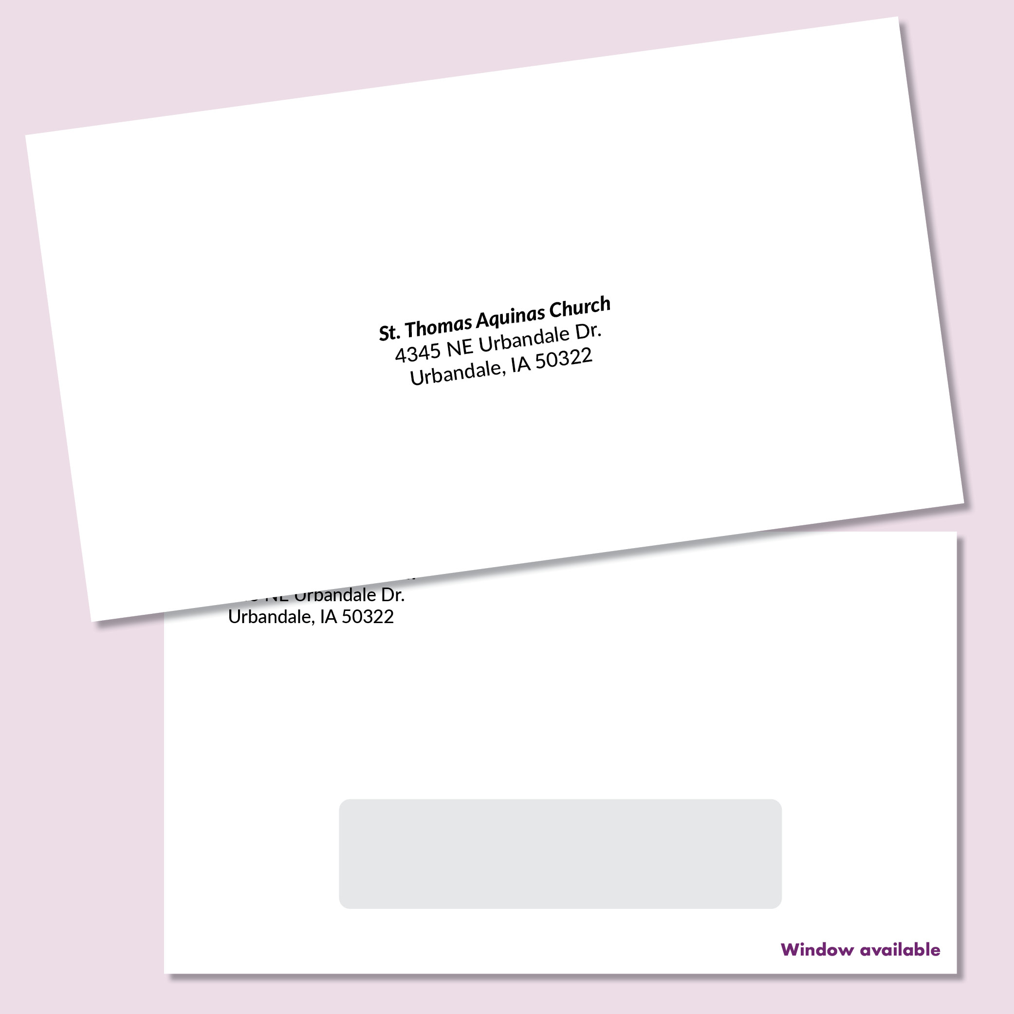 PC Print Center Urbandale · 6-3/4 Remittance Envelope